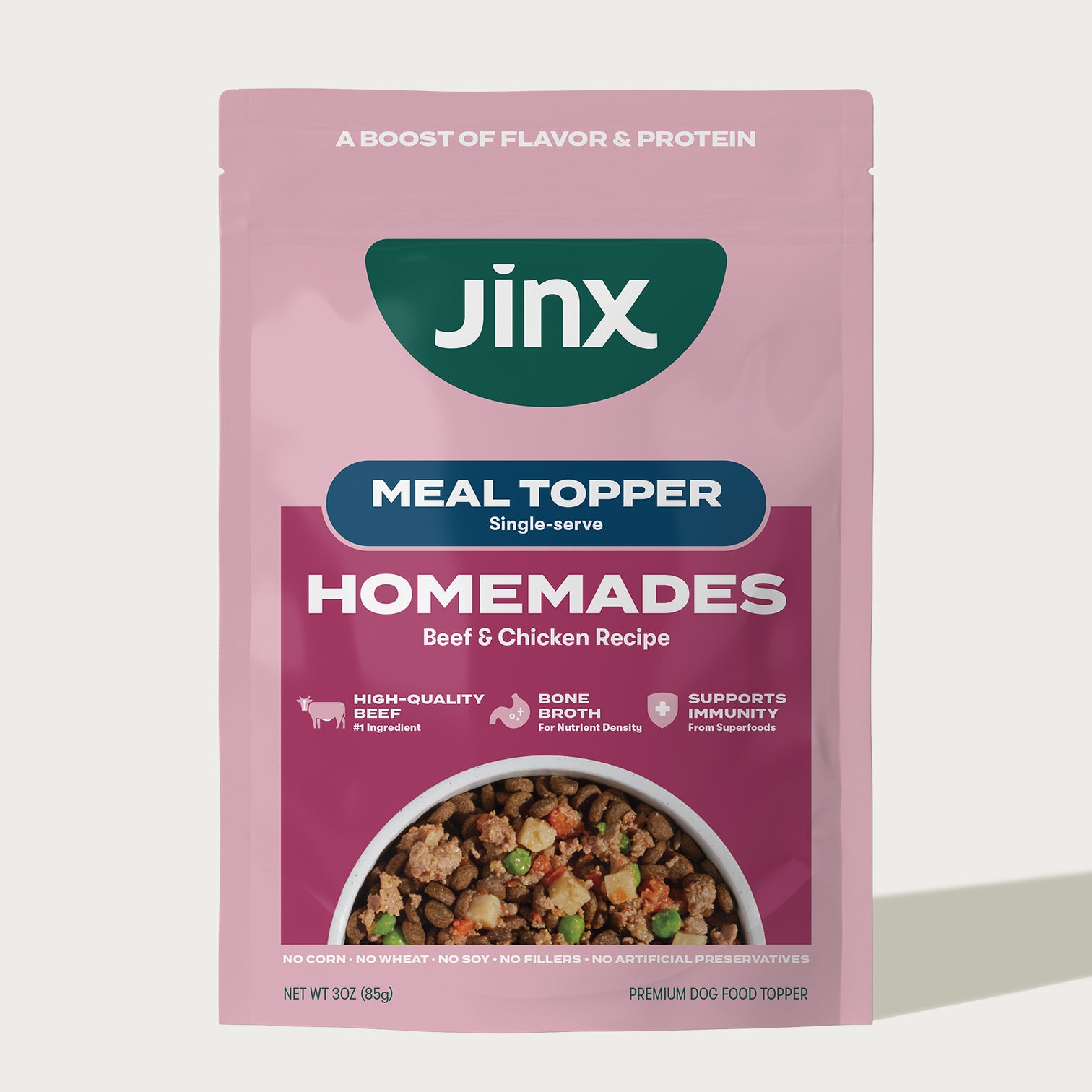 Shop Grain-Free Beef and Chicken Dog Food: Homemades – Jinx