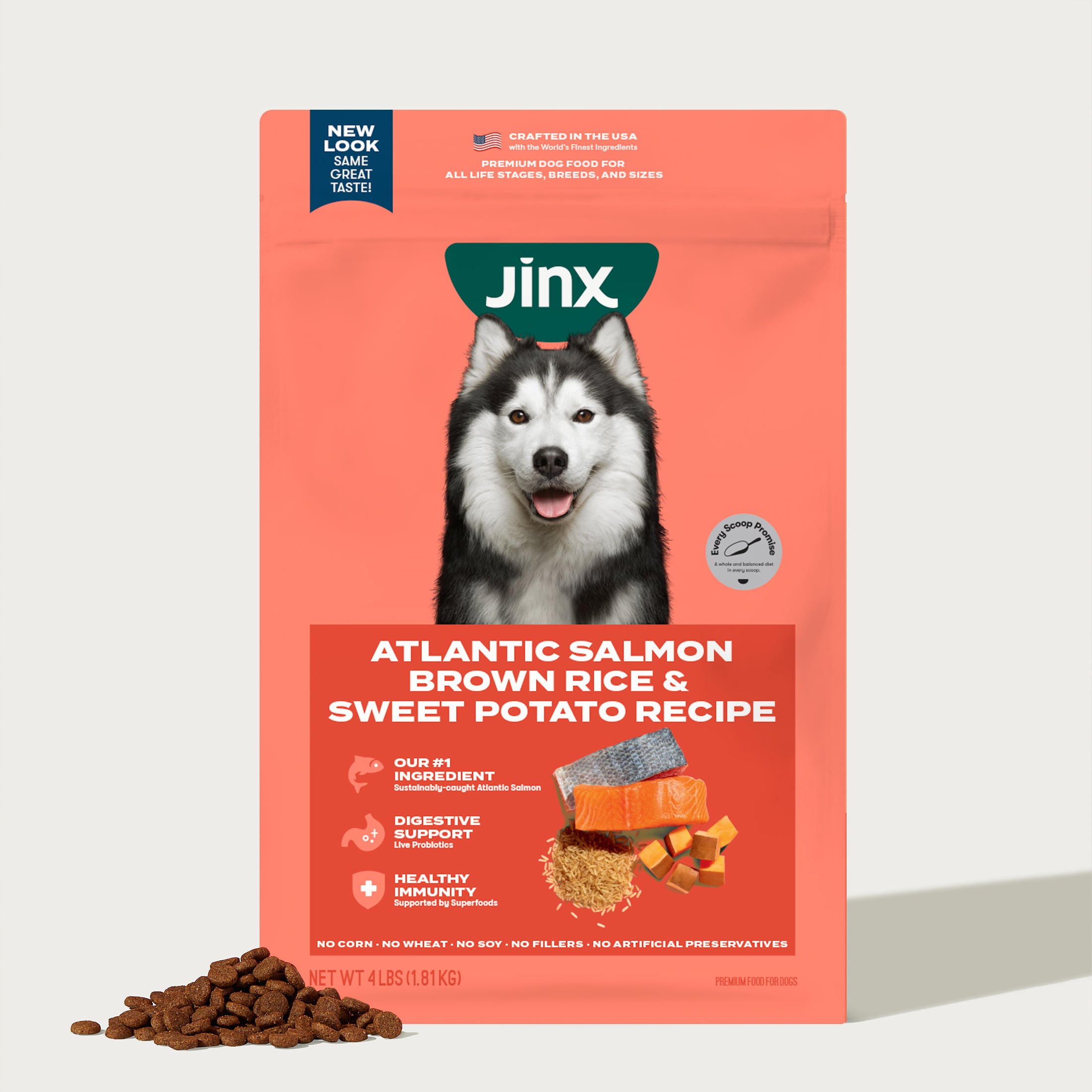 Shop Protein-Packed Pumpkin and Salmon jerky Jerky For Dogs – Jinx