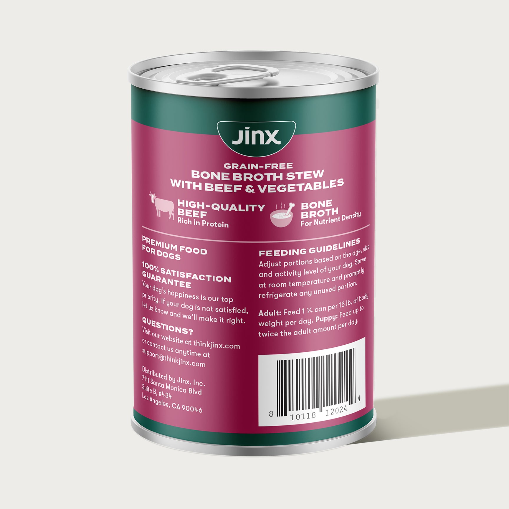 Shop Grain-Free Beef and Sweet Potato Dog Food: Paté Wet Food – Jinx