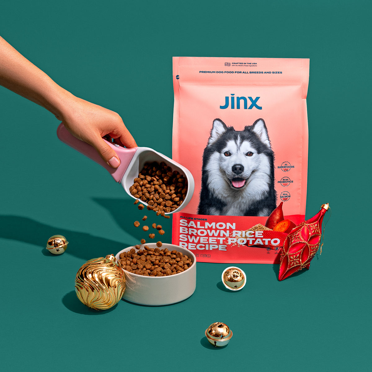 JINX: Real dog food made for real life.