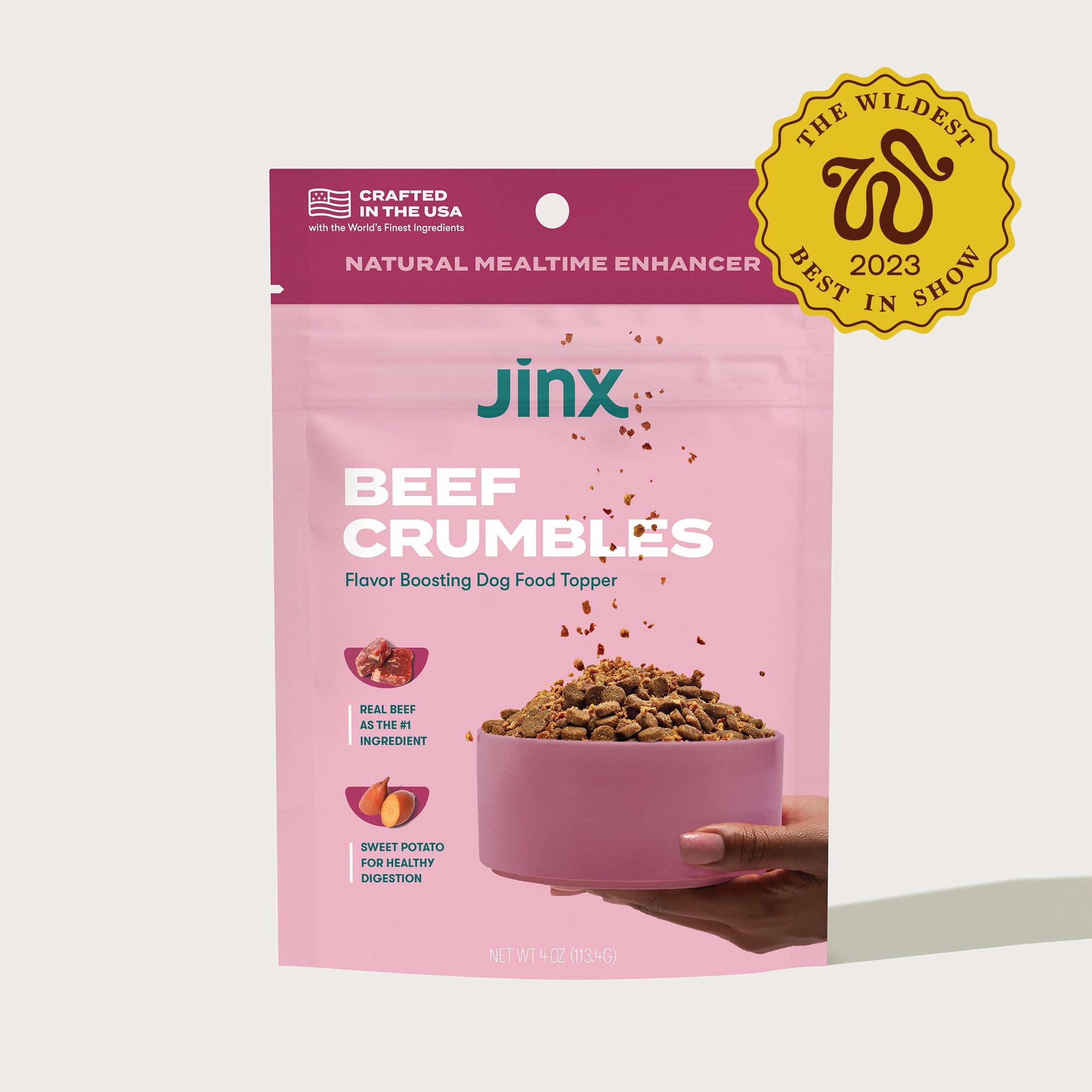 Shop Premium Sweet Potato and Beef topper For Dogs – Jinx