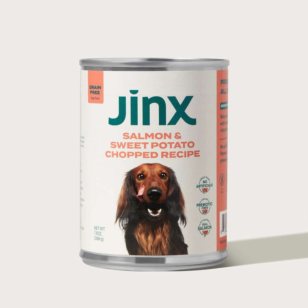 Shop Grain-Free Salmon and Sweet Potato Dog Food